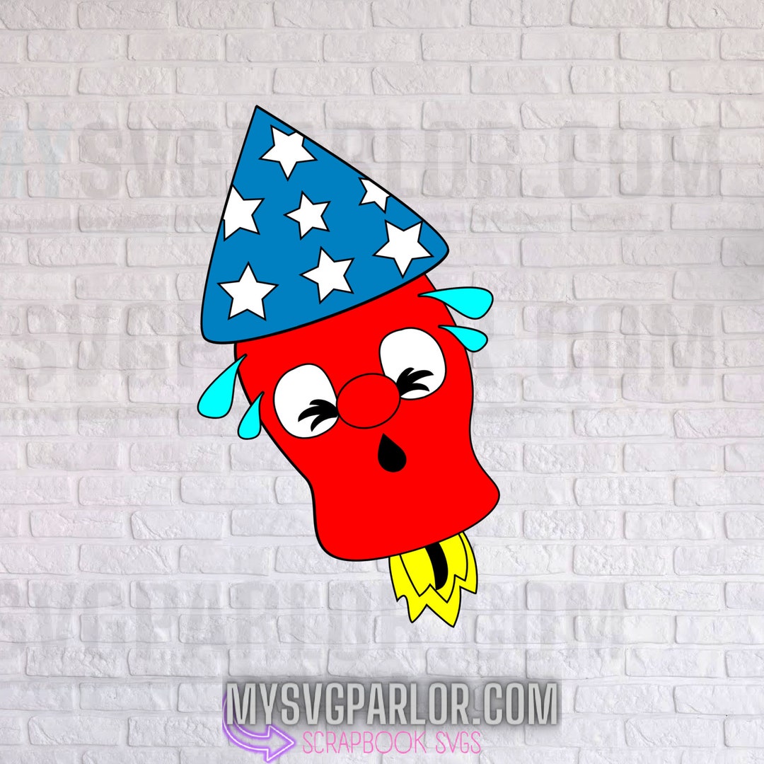 SVG Firework Firecracker July 4th Cutting File Independence Day Title ...