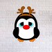 SVG Reindeer Penguin Cutting File Christmas Winter Theme for ...