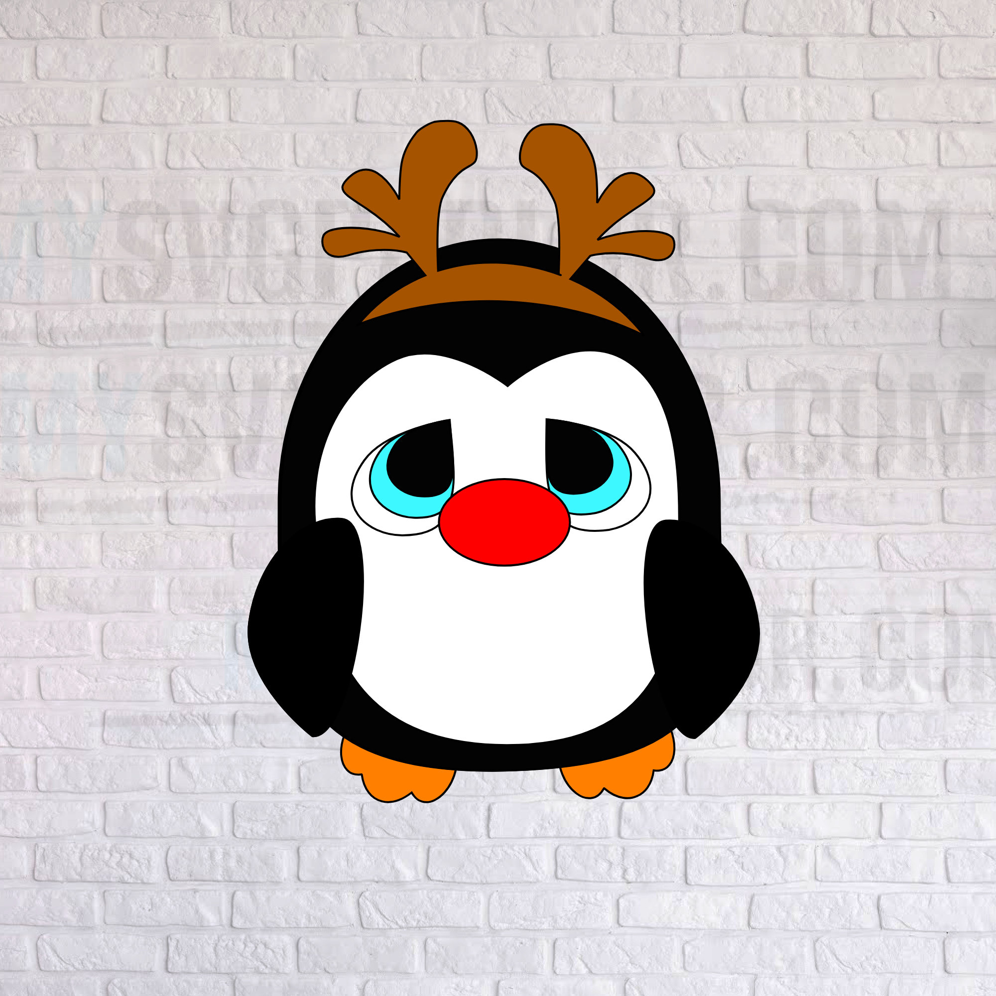 SVG Reindeer Penguin Cutting File Christmas Winter Theme for ...