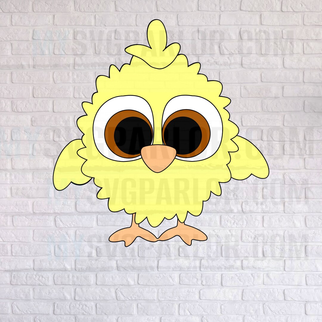 SVG Bird Baby Cutting File Chubby Bird for Scrapbooking Cards Cake ...