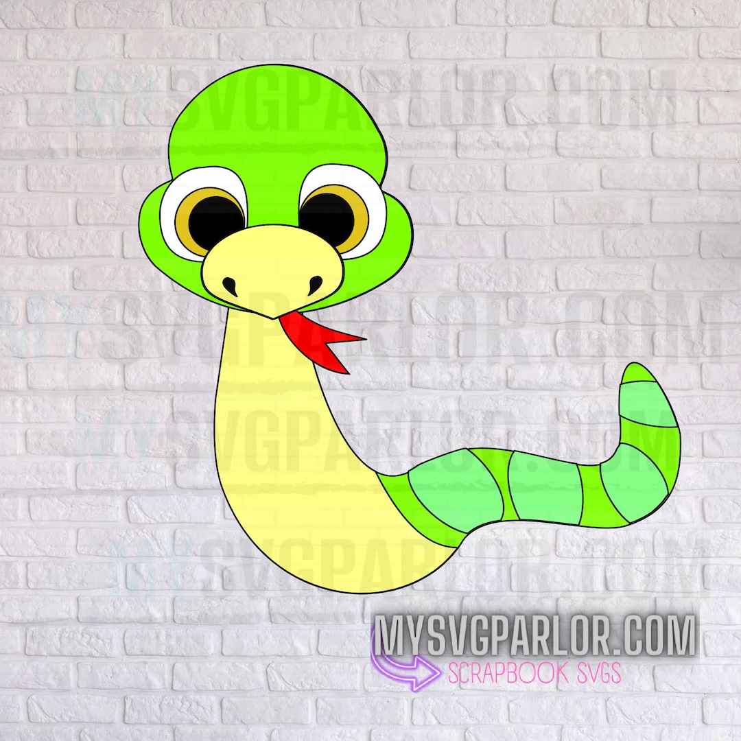 Baby Snake SVG File: Chubby Dino Cutting File (digital Download) - Etsy