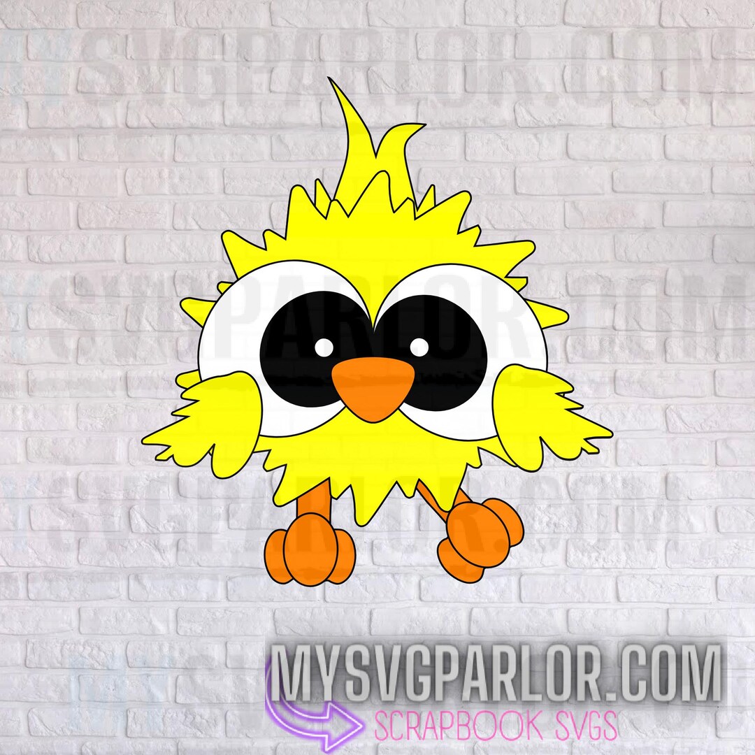 SVG Frazzled Bird Cutting File for Crafts Scrapbooking Download File ...