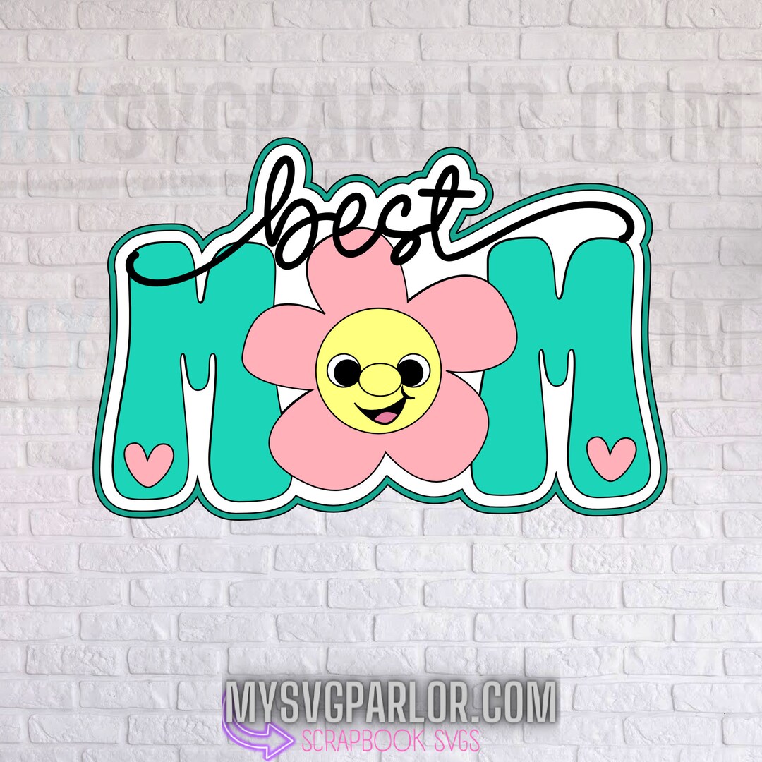 SVG Mom Cutting File Title Mom Theme for Scrapbooking Cards and More ...