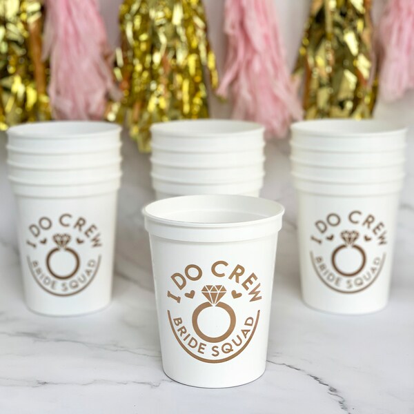 I Do Crew Cups - Etsy