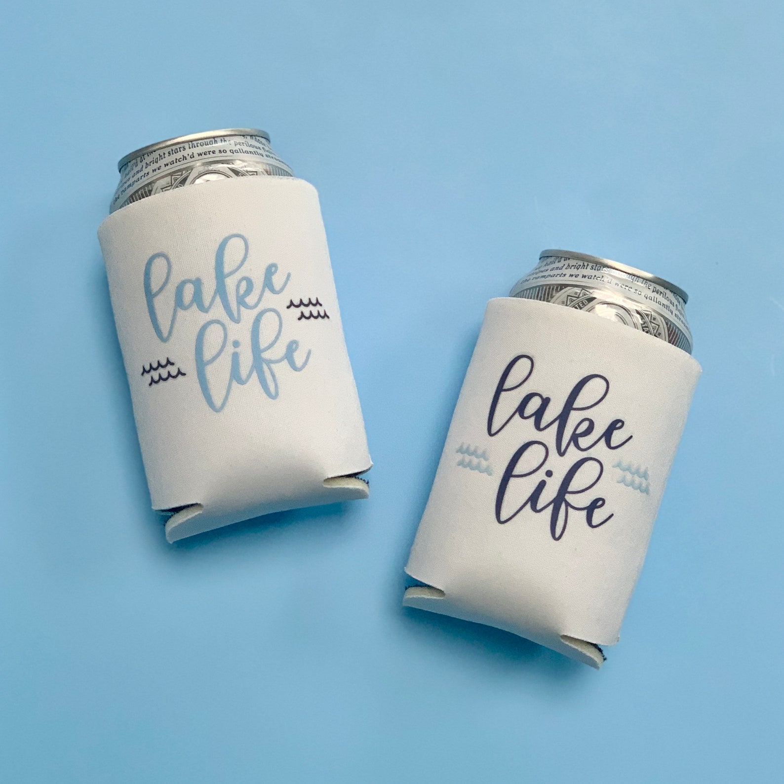 Lake Life Beer Can Coolers - Etsy