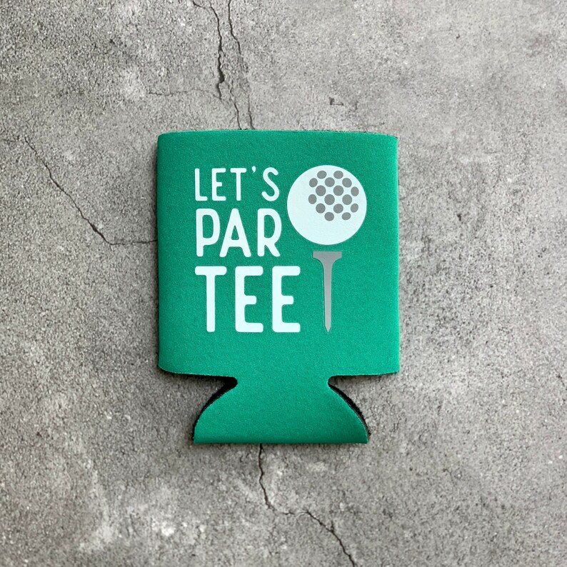Let's Par Tee Golfing Bachelor Party Beer Can Coolers - Etsy