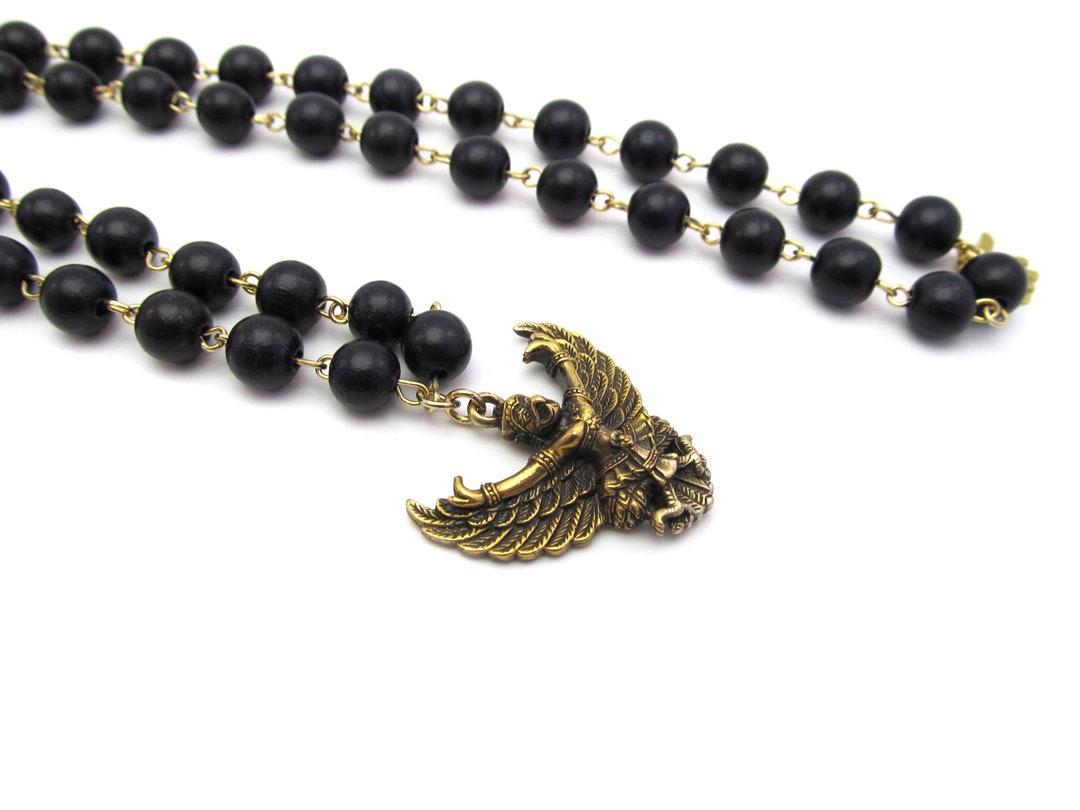 Necklace Black Garuda - Etsy