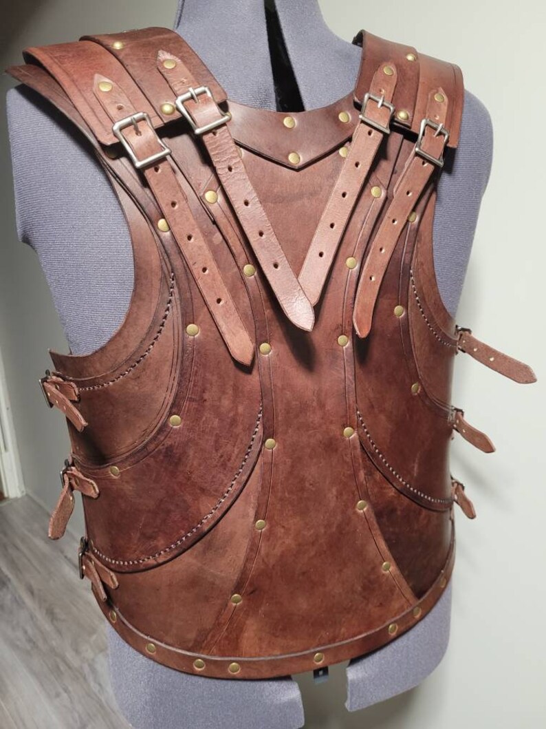 Leather Armor- Full Chest and Back - Etsy