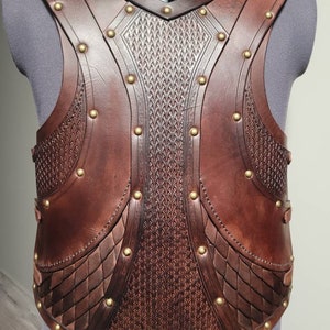 Leather Armor- Full Chest and Back - Etsy