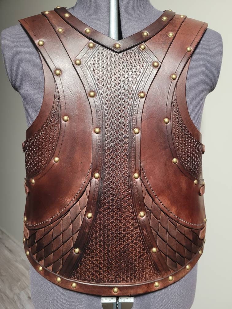 Leather Armor- Full Chest and Back - Etsy