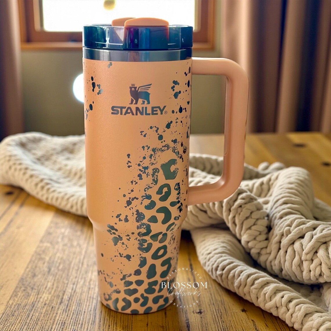 Laser Engraved Leopard Print Tumbler - Etsy