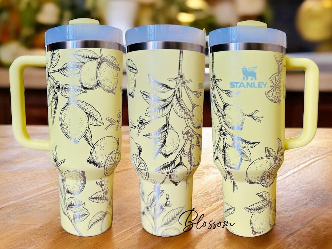 30oz 40oz Laser Engraved Lemons Tumbler - Etsy