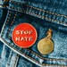 Stop Hate Soft Enamel Pin - Etsy