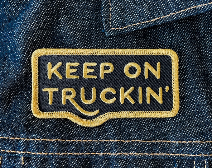 Grateful Dead Patch | Keep on Truckin' Deadhead, Hippie, Hippy, Life is ...