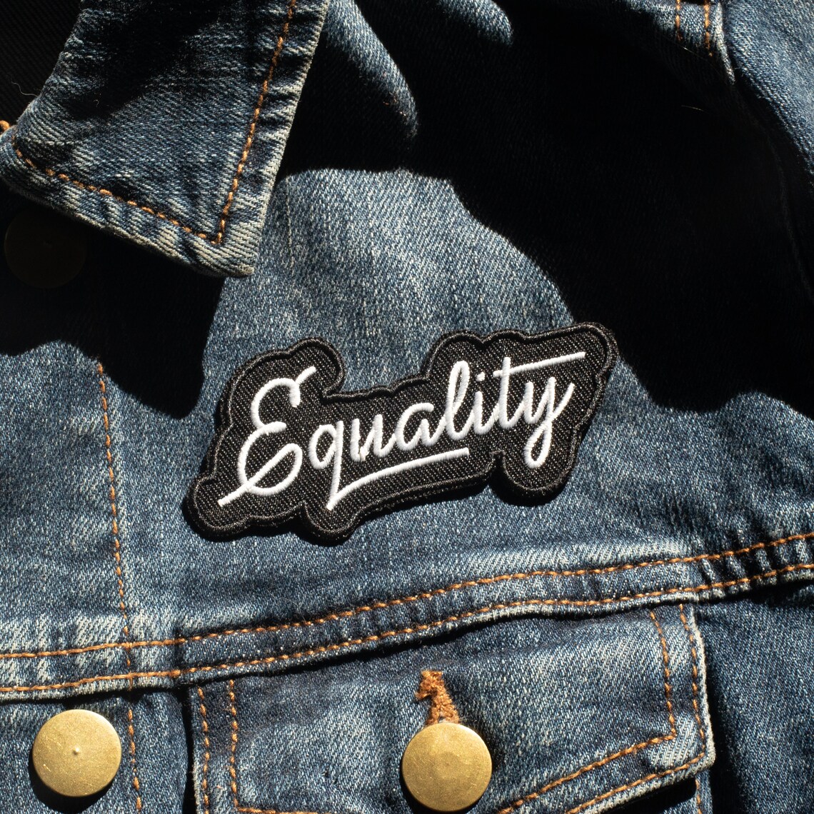Equality Embroidered Patch Feminist Iron on Patches Pride | Etsy