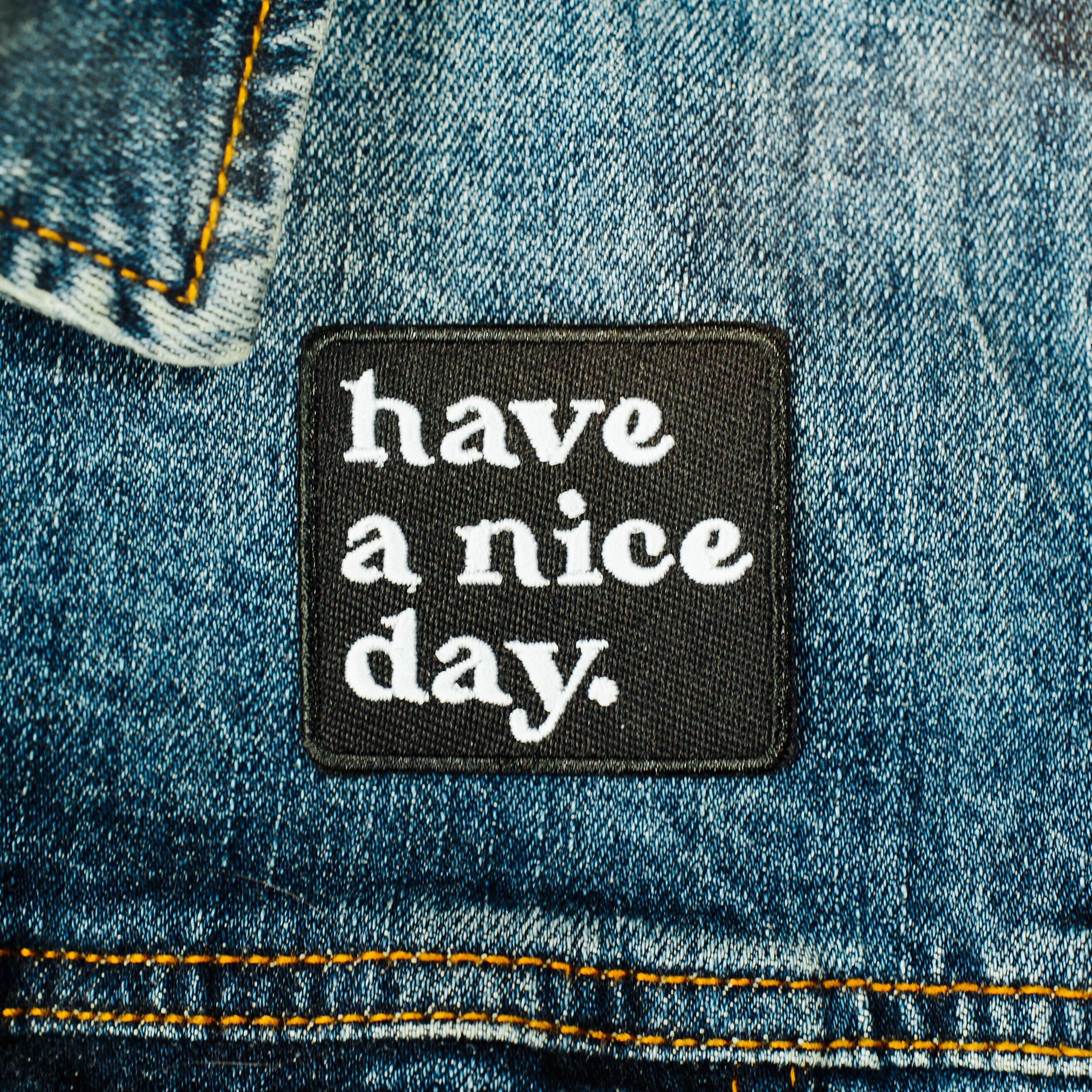 Have a Nice Day Embroidered Patch Iron on Patch Retro Patch | Etsy