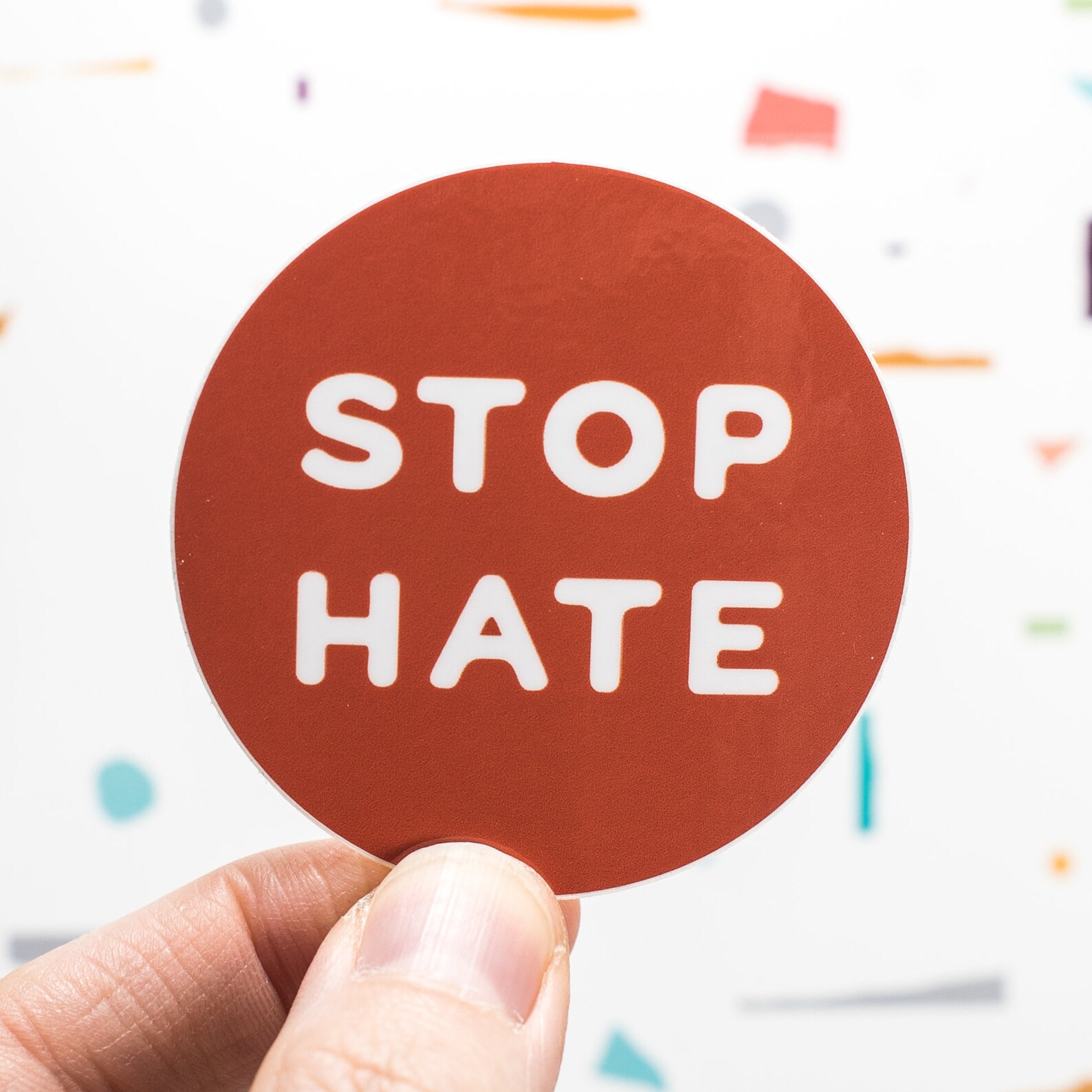 Stop Hate Vinyl Sticker Resist Feminist Feminism - Etsy