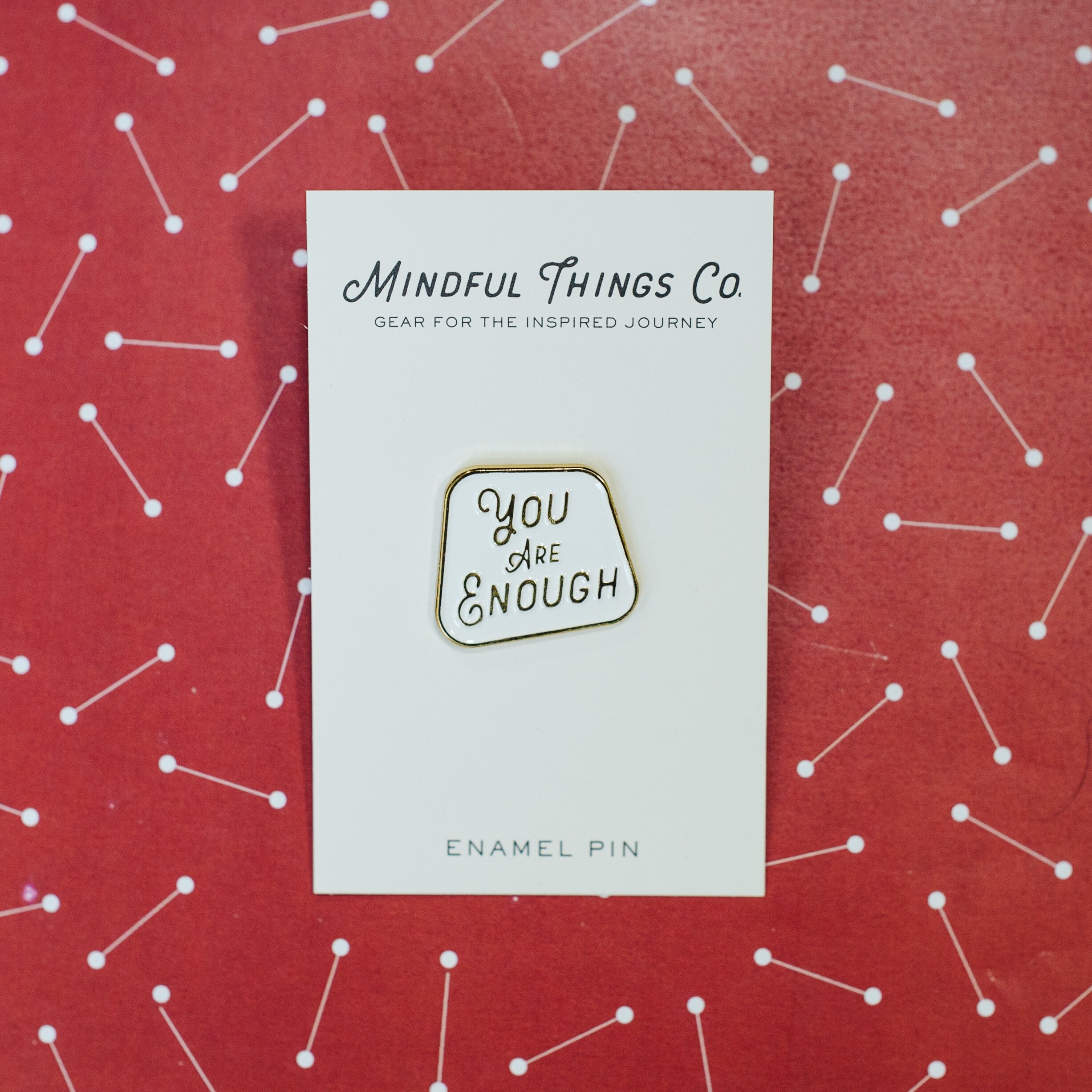 You Are Enough Enamel Pin Mental Health Pin Self Care | Etsy