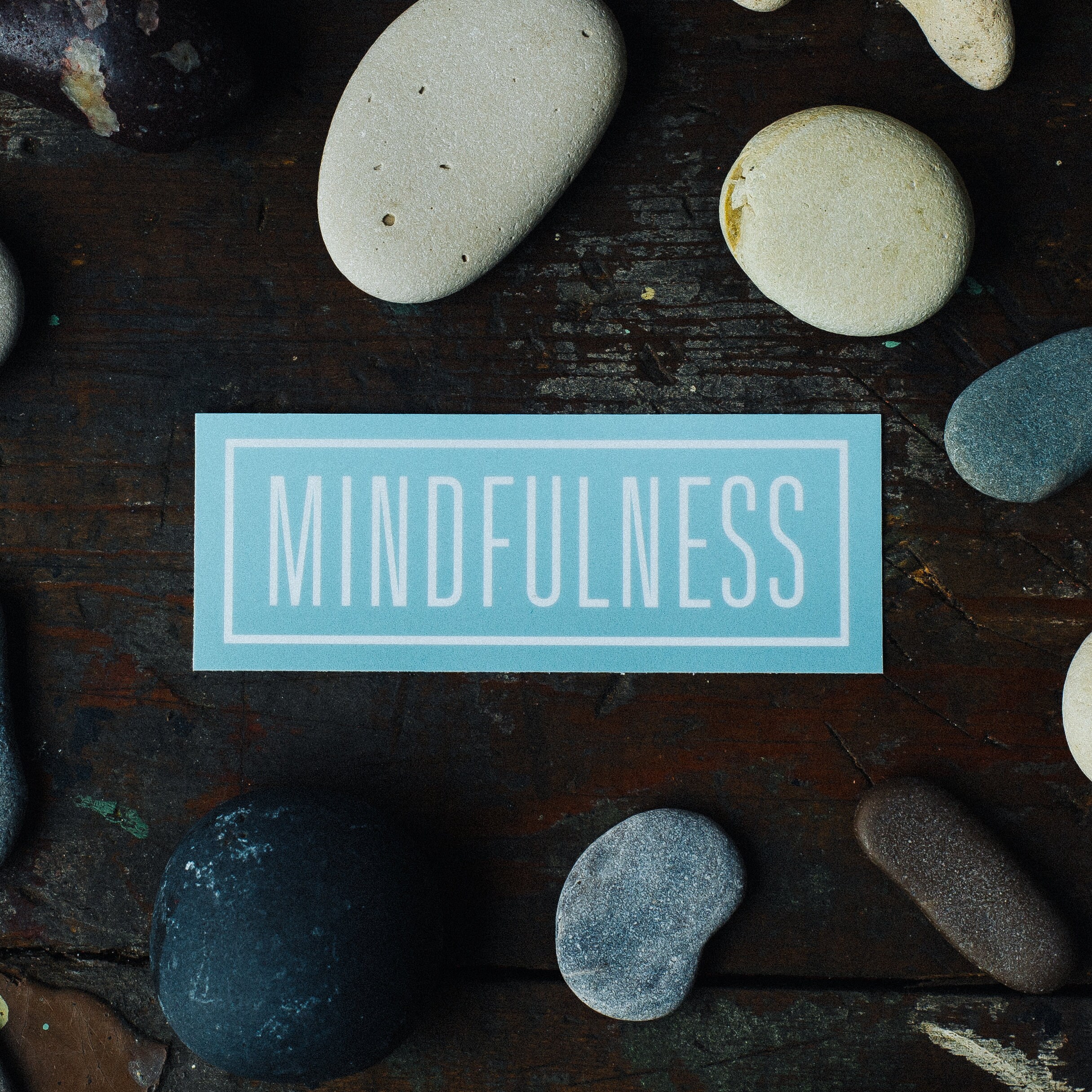 Mindfulness Vinyl Sticker Decal for Mental Health Self | Etsy