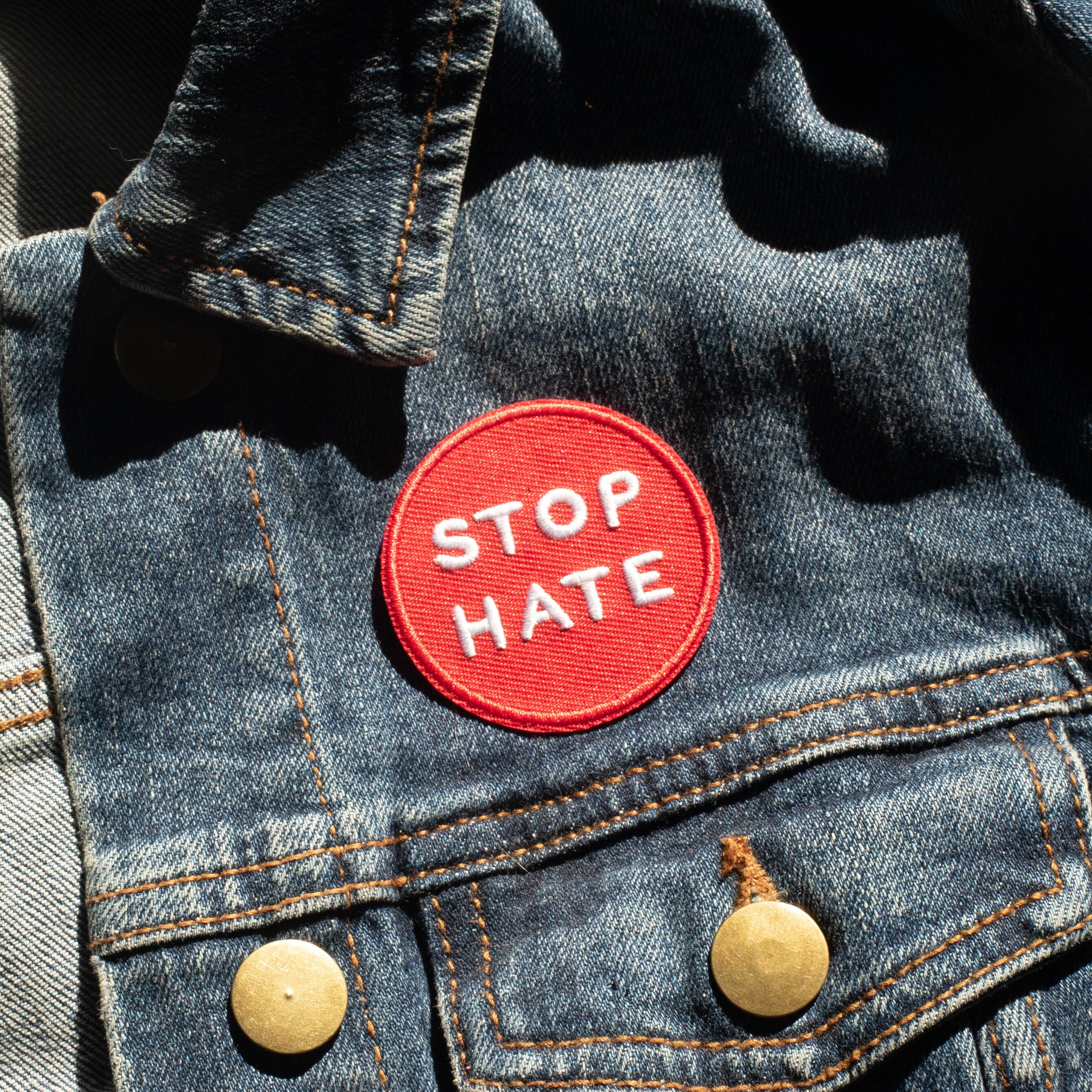 Stop Hate Embroidered Patch Feminist Patch Politics - Etsy