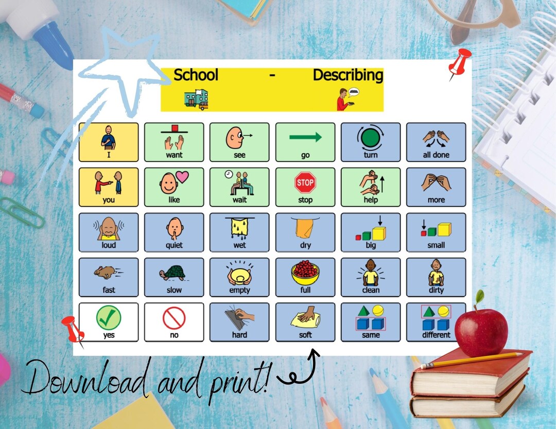 Visuals for Autism | Visual Aid | PDF Printable | Communication Aid ...