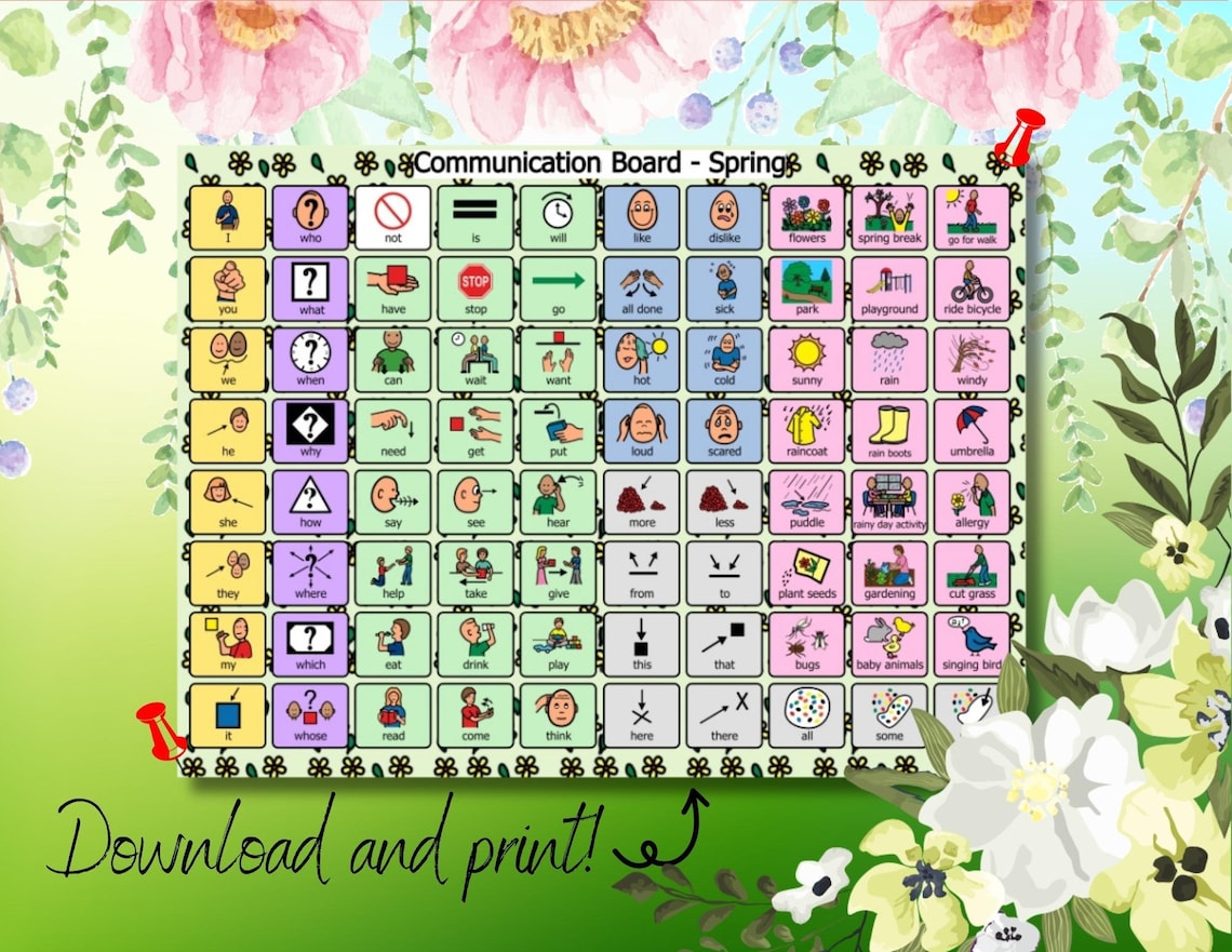 Visuals for Autism | Visual Aid | PDF Printable | Communication Aid ...