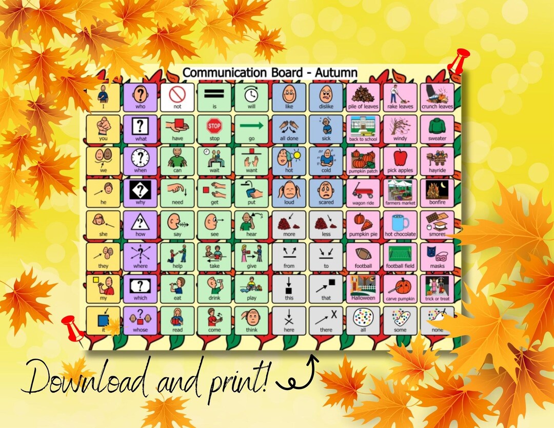 Visuals for Autism | Visual Aid | PDF Printable | Communication Aid ...