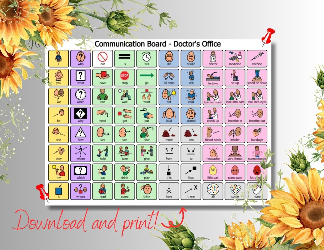 Visuals for Autism | Visual Aid | PDF Printable | Communication Aid ...