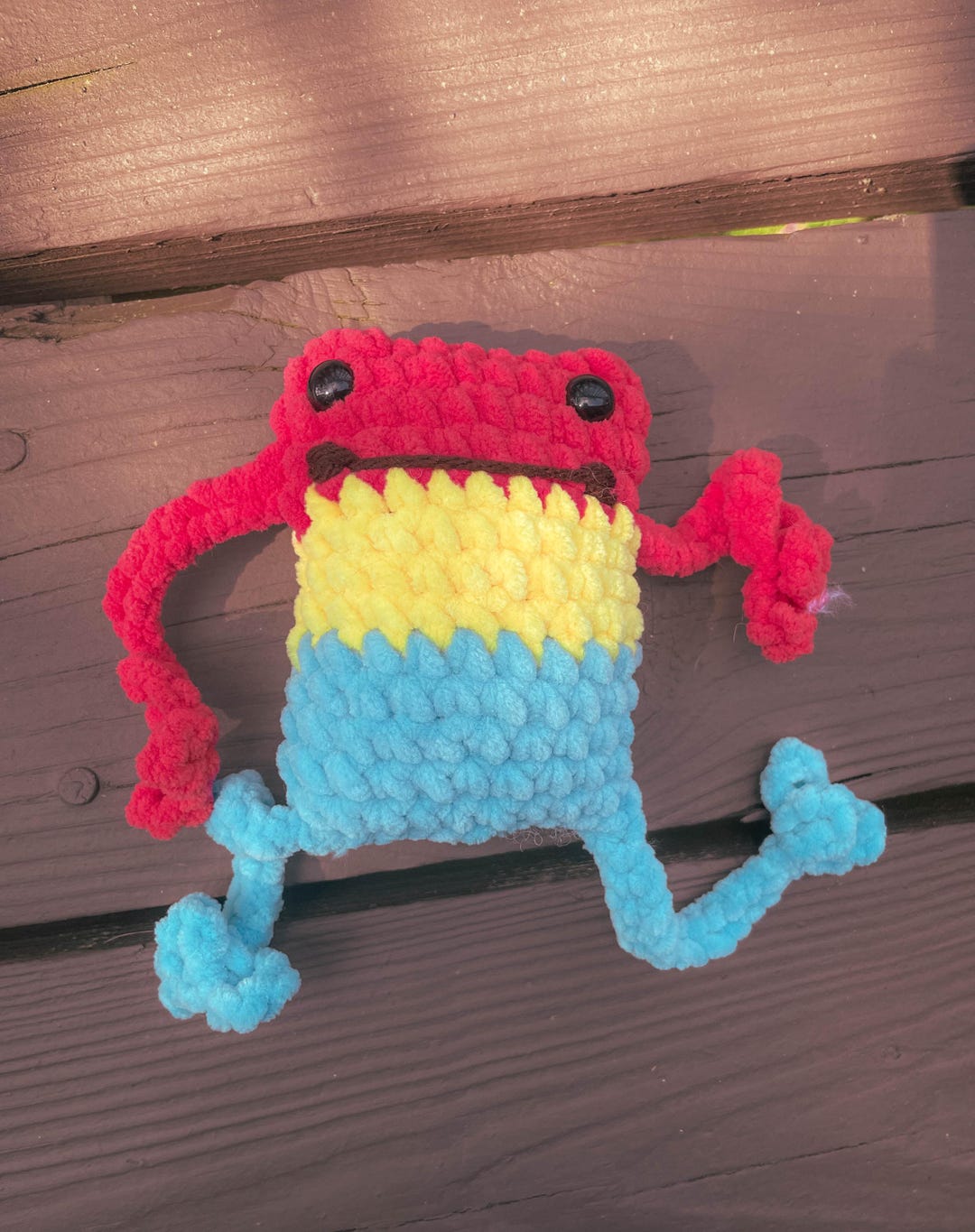LGBT+ Frogs Plushie | Handmade Crochet | Soft Stuffed Animal - Etsy