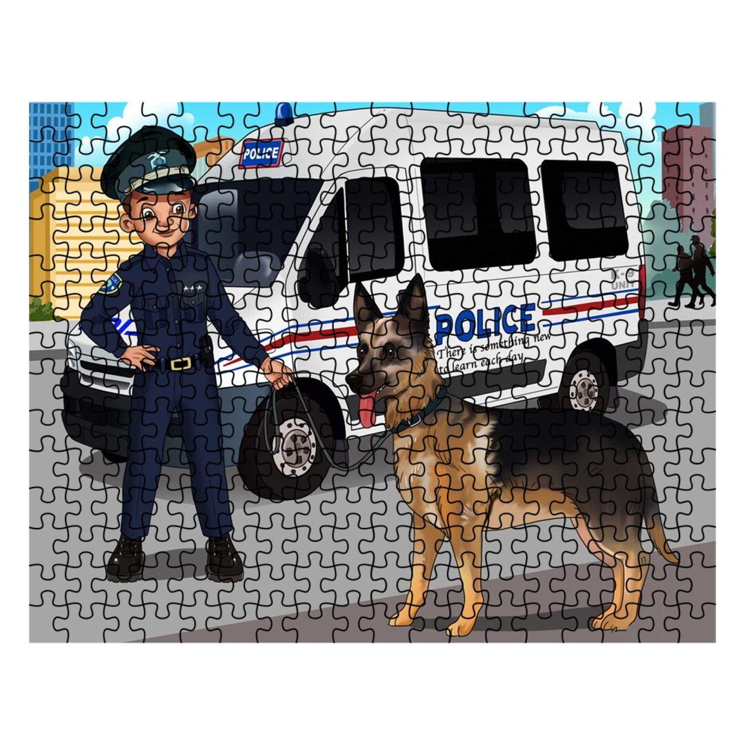 Police Officer Puzzles - Etsy