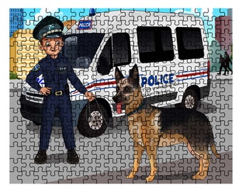 Police Officer Puzzle - Etsy