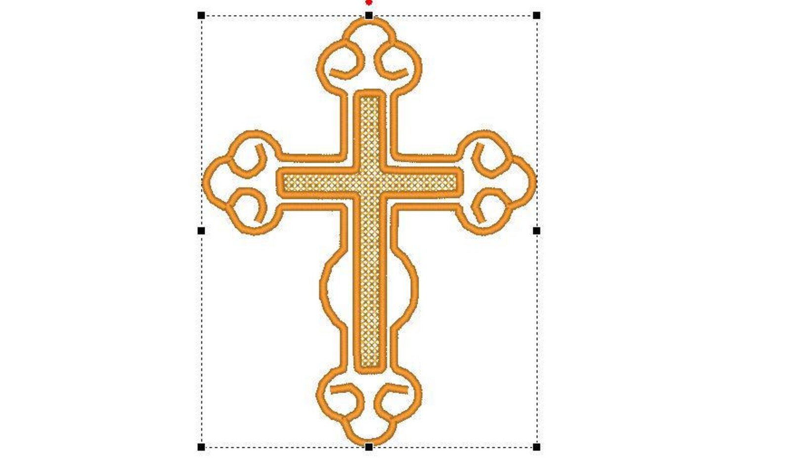 Cross Machine Embroidery Design - Etsy