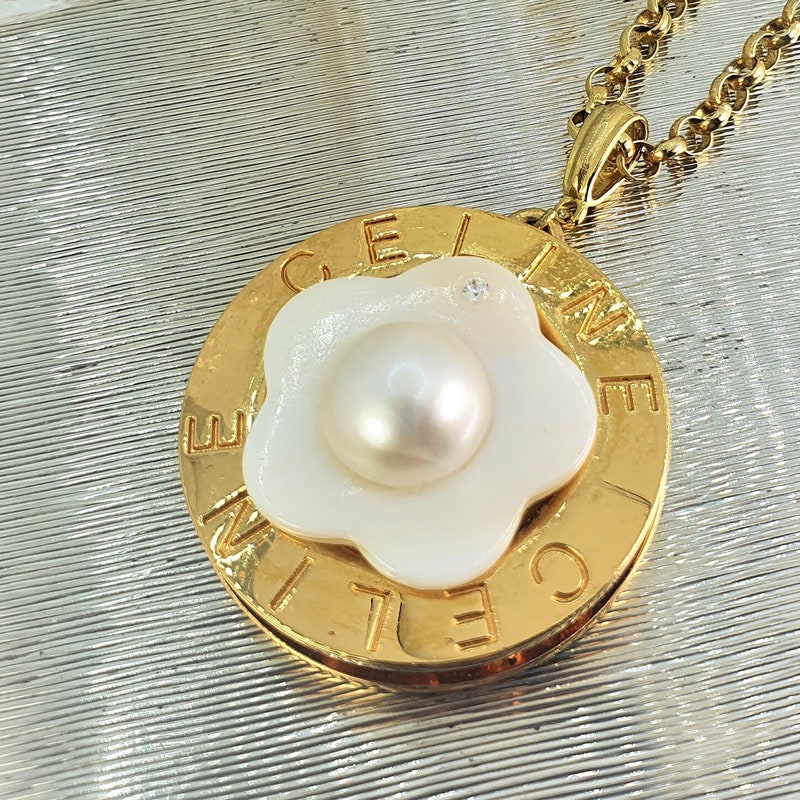 Celine Silver Necklace - Etsy UK