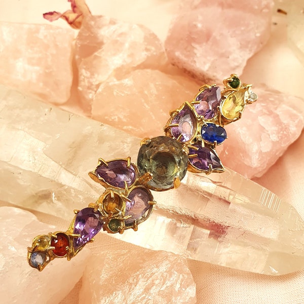 Alexandrite Brooch - Etsy