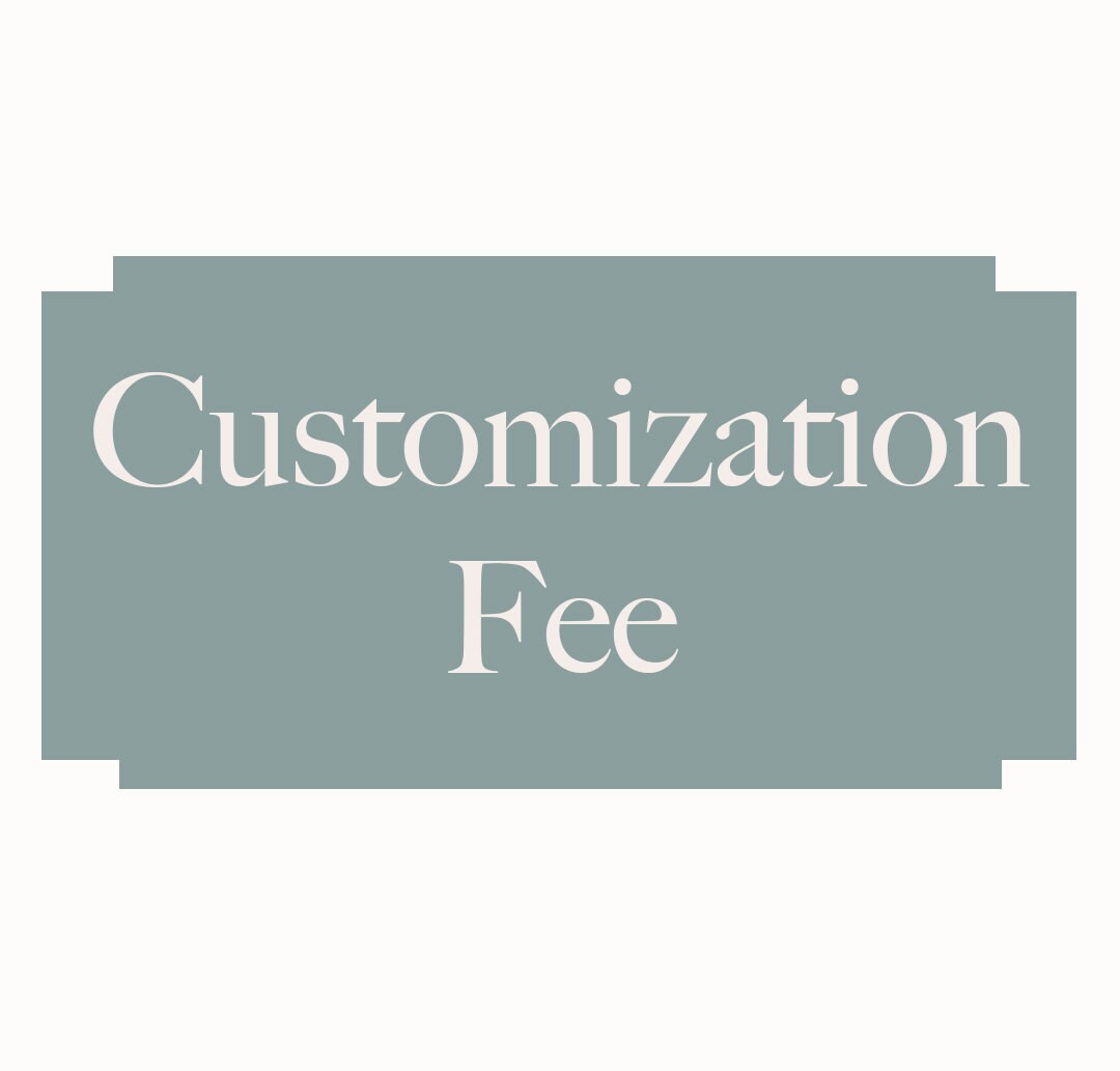Customization Fee Customizable Wallpaper - Etsy