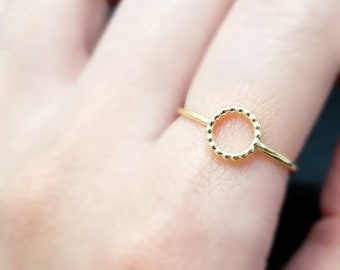 Solid gold ring | Etsy