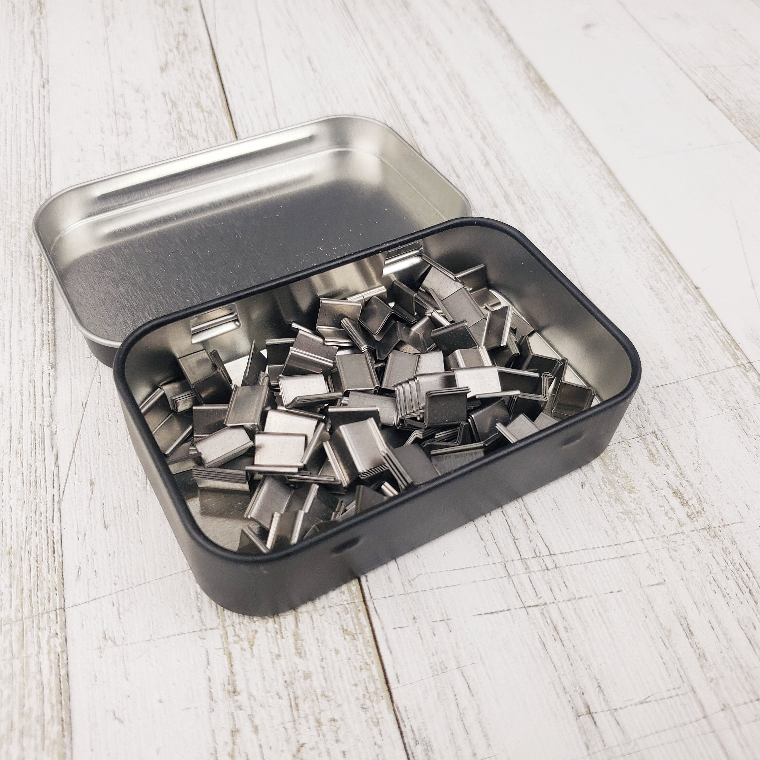 Small Rectangular Black Aluminum Tin Box, Custom Engraved Tin Box - Etsy