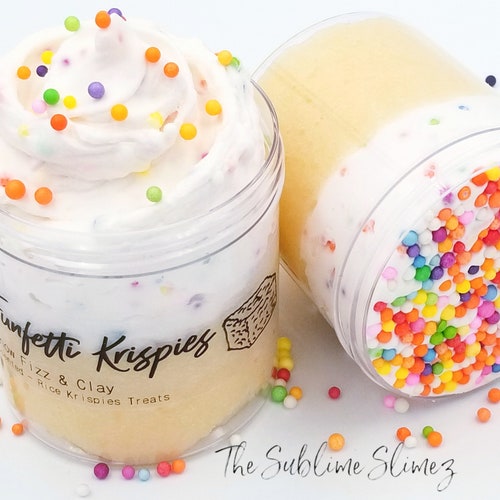 Funfetti Waffle DIY Slime Cake Scented Clay Sprinkles Asmr - Etsy