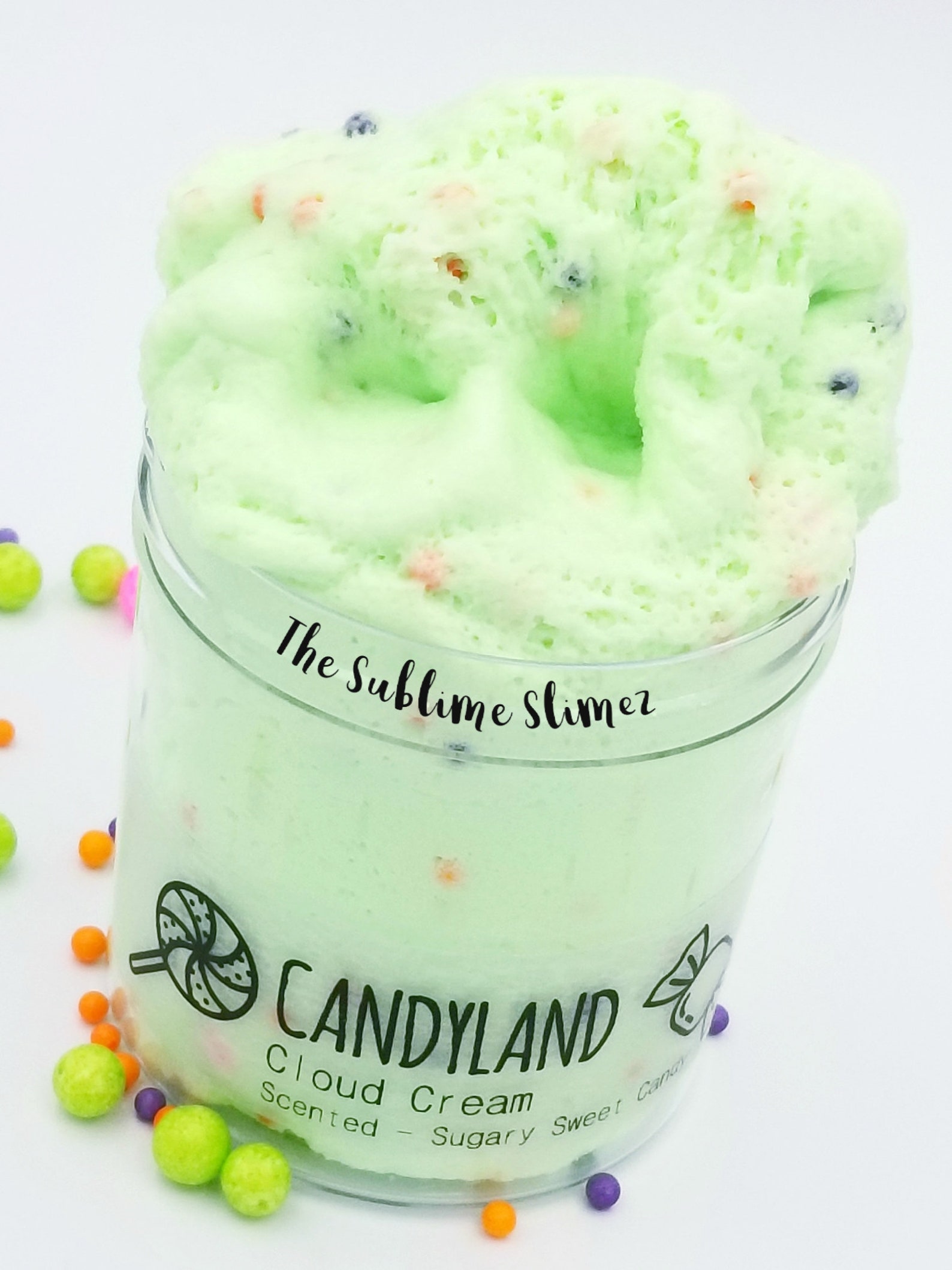 Candy Cloud Cream Slime With TWO CANDY CHARMS Scented Candy - Etsy