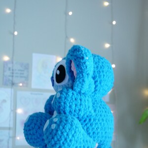 Stitch Amigurumi Handmade Plush, Soft Cuddly Stuffed Animal, Perfect ...
