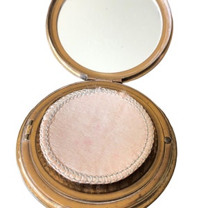 Vintage Petit Point Stratton Powder Compact, Vintage Embroidered ...