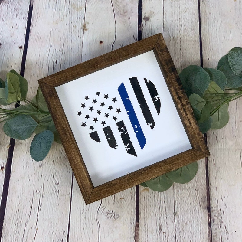 Thin Blue Line Decor - Etsy