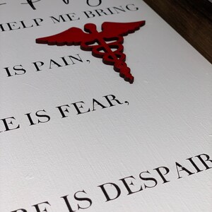 Nurse Prayer Sign | Nurse Gift | Nurse Appreciation Day | Medical ...