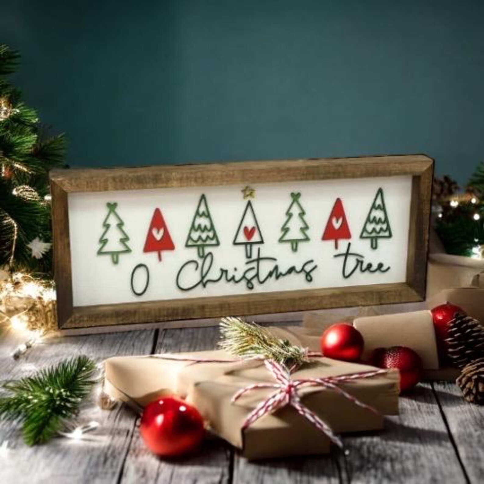 O Christmas Tree Farmhouse Sign | Christmas Decor | Holiday Decor ...