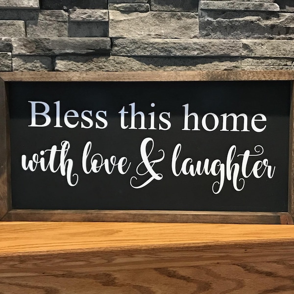 Bless This Home Sign - Etsy