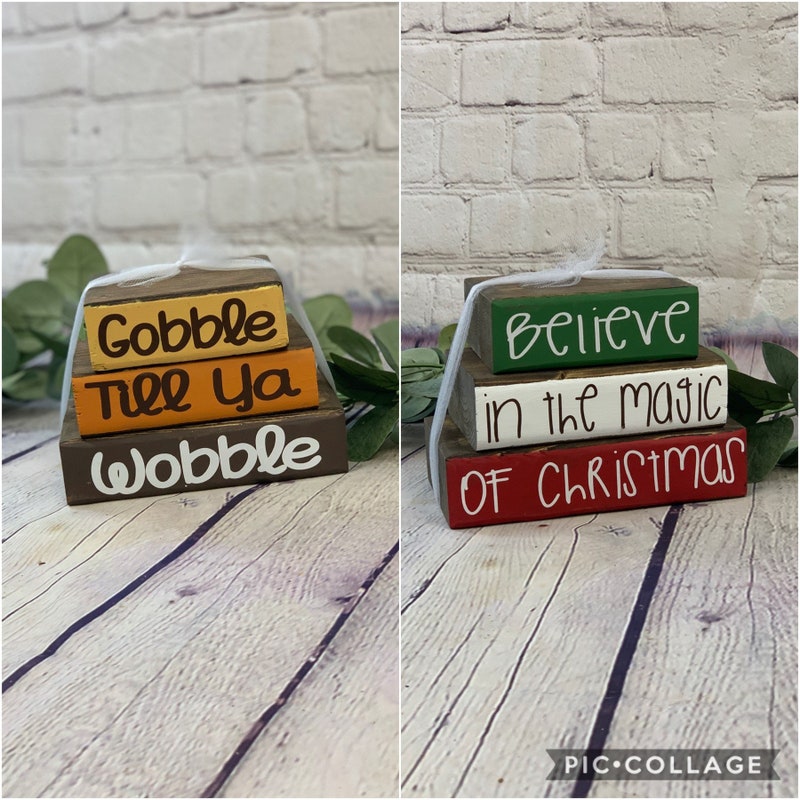 Reversible Blocks - Etsy