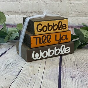 Fall Christmas Reversible Stacker Blocks | Fall Decor | Christmas Decor ...