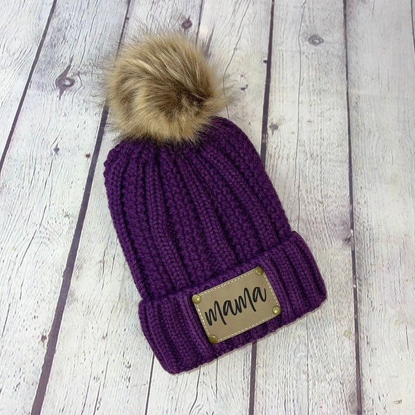 Purple Stocking Hat - Etsy