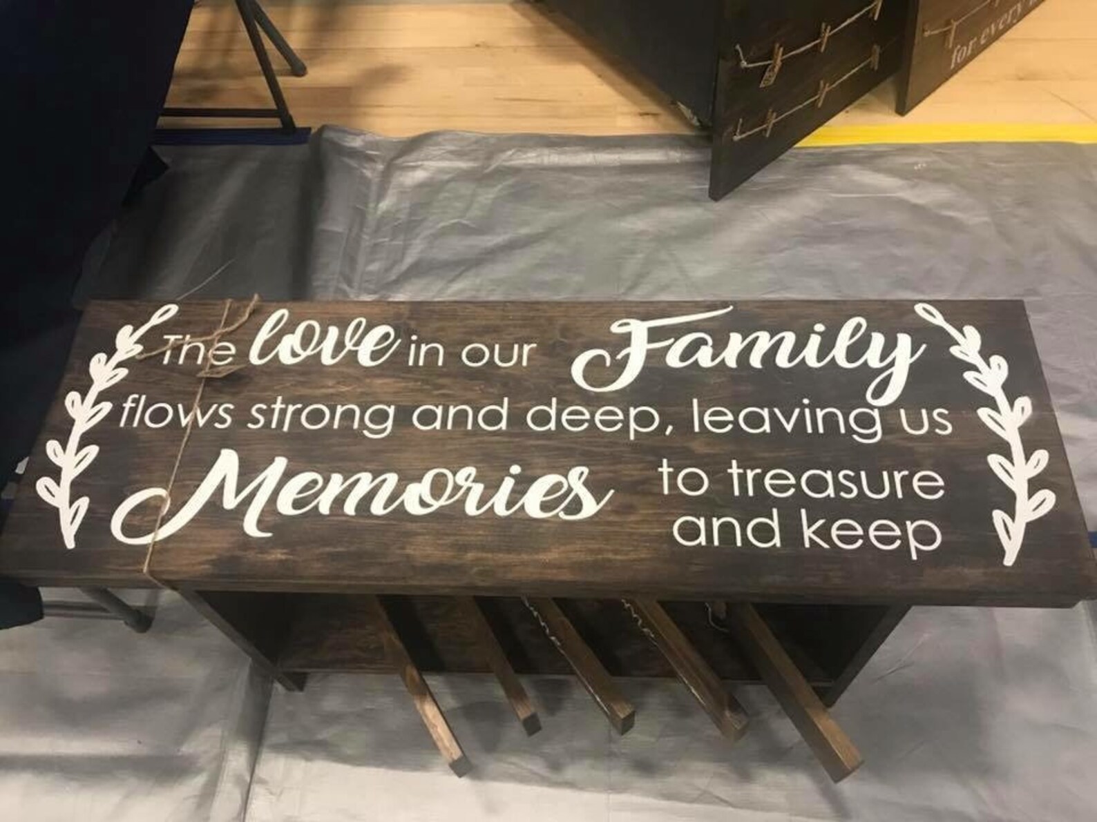 Love of a Family Bench Memorial Bench Entryway Bench | Etsy