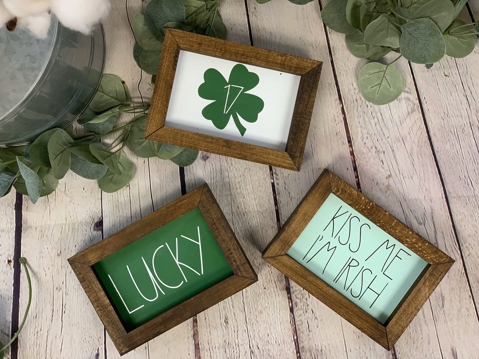 Reversible Valentine St. Patrick's Day Mini Farmhouse Set - Etsy